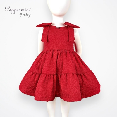 Peppermint Kids Isla Dress (Red)
