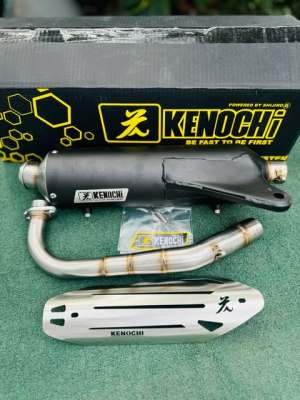 KENOCHI PIPE K2 V1 V2 BLACK STAINLESS CLICK MIO NMAX AEROX BEAT GENIO ...