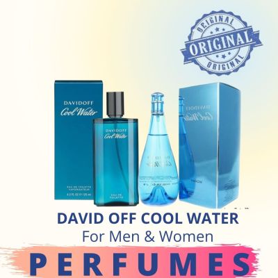 Combo Sale Imported David Off Cool Water EDT Perfume For Men and Women ...