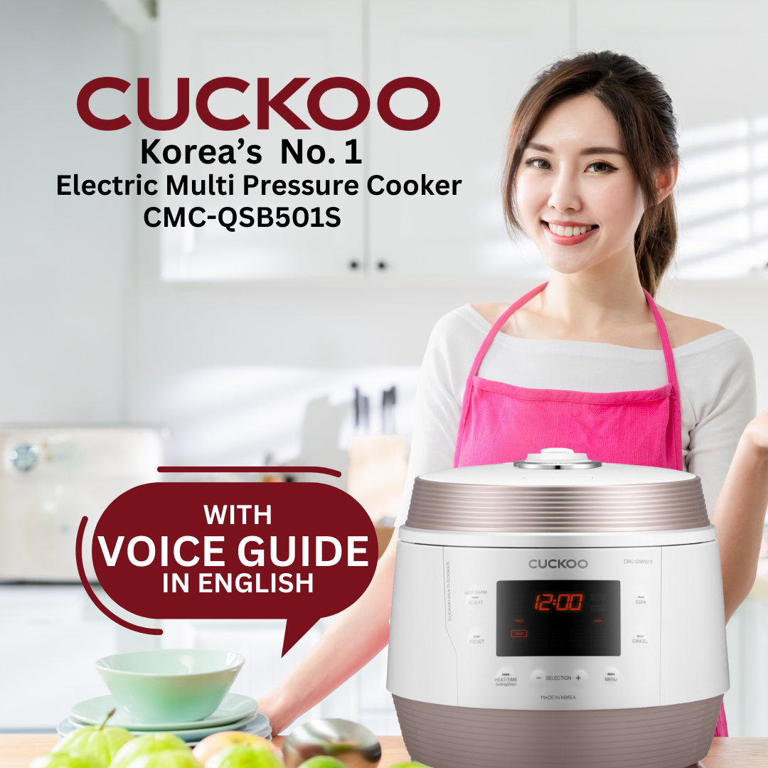 CUCKOO KOREA'S NO. 1 ELECTRIC MULTI PRESSURE COOKER CMC-QSB501S RICE ...