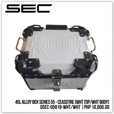 Sec Topbox 45 Liters Top Box for Motorcycle Alloy Box Series 55 ...