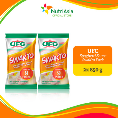 UFC Spaghetti sauce Swak'to Pack Bundle of 2