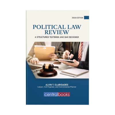 Political Law Review: A Structured Textbook and Bar Reviewer (2025) [Softcover] by Atty. Alvin ...