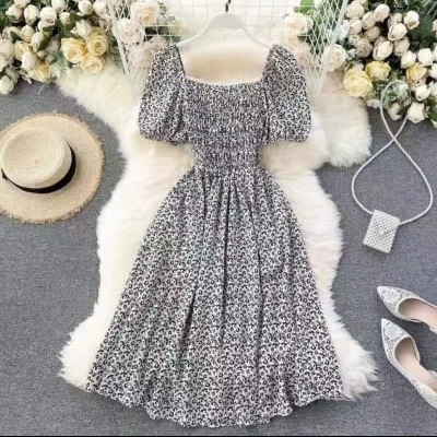 fashion new dress heart design puff dresses