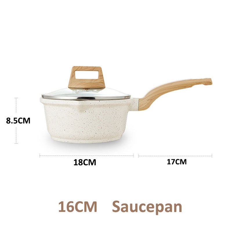 Carote Same Style Medical Stone 4PCS Non Stick Frying Pan Kitchen ware ...