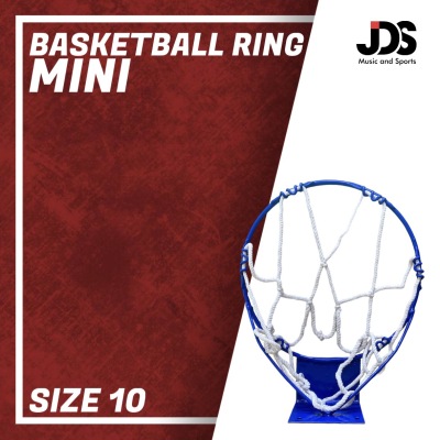 Mini Basketball Ring with Net Size 10"