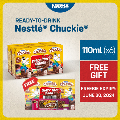 [BUY 1 TAKE 1] - NESTLÉ CHUCKIE Chocolate Flavoured Milk 110ml - Pack of 6