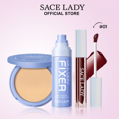 SACE LADY Oil Control Face Makeup Set Waterproof Matte Compacts Powder ...