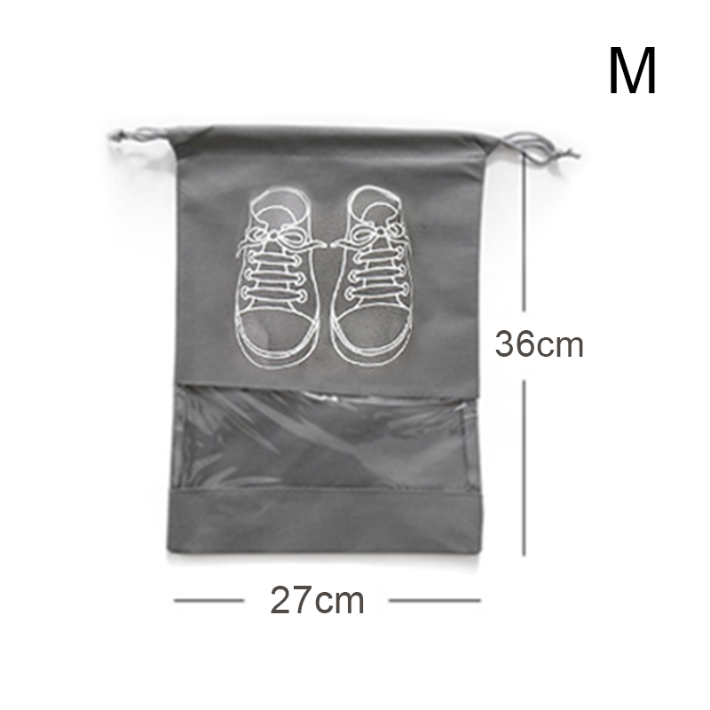 Frosted Drawstring Shoe Bag Outdoor Travel Storage Bag Indoor Shoes ...