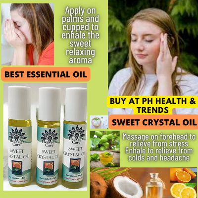 Set of 3 Heaven's Care Sweet Crystal Oil Essential Oil Roller Blend ...