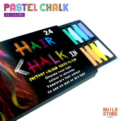 24 Colors Soft Pastel Chalk | Hair Chalk | Art Chalk | Crafting Pastel ...