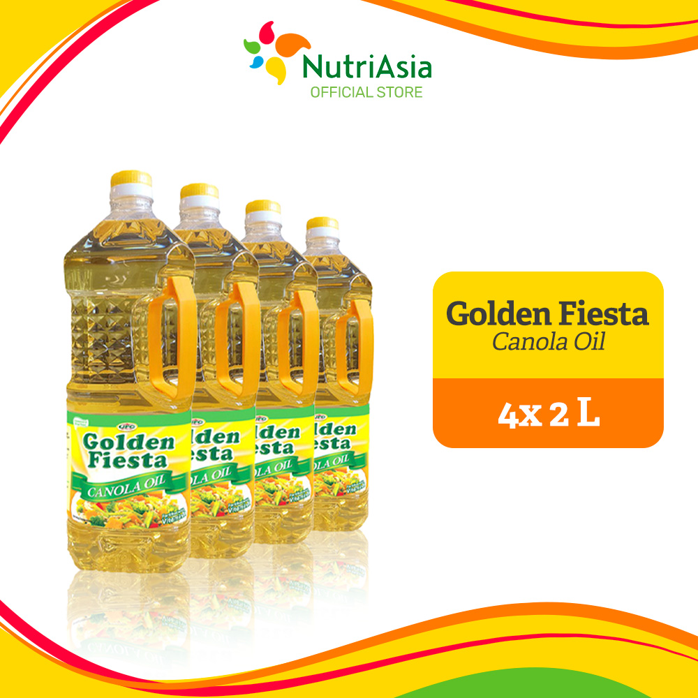 UFC Golden Fiesta Canola Oil 2 L Bundle of 4