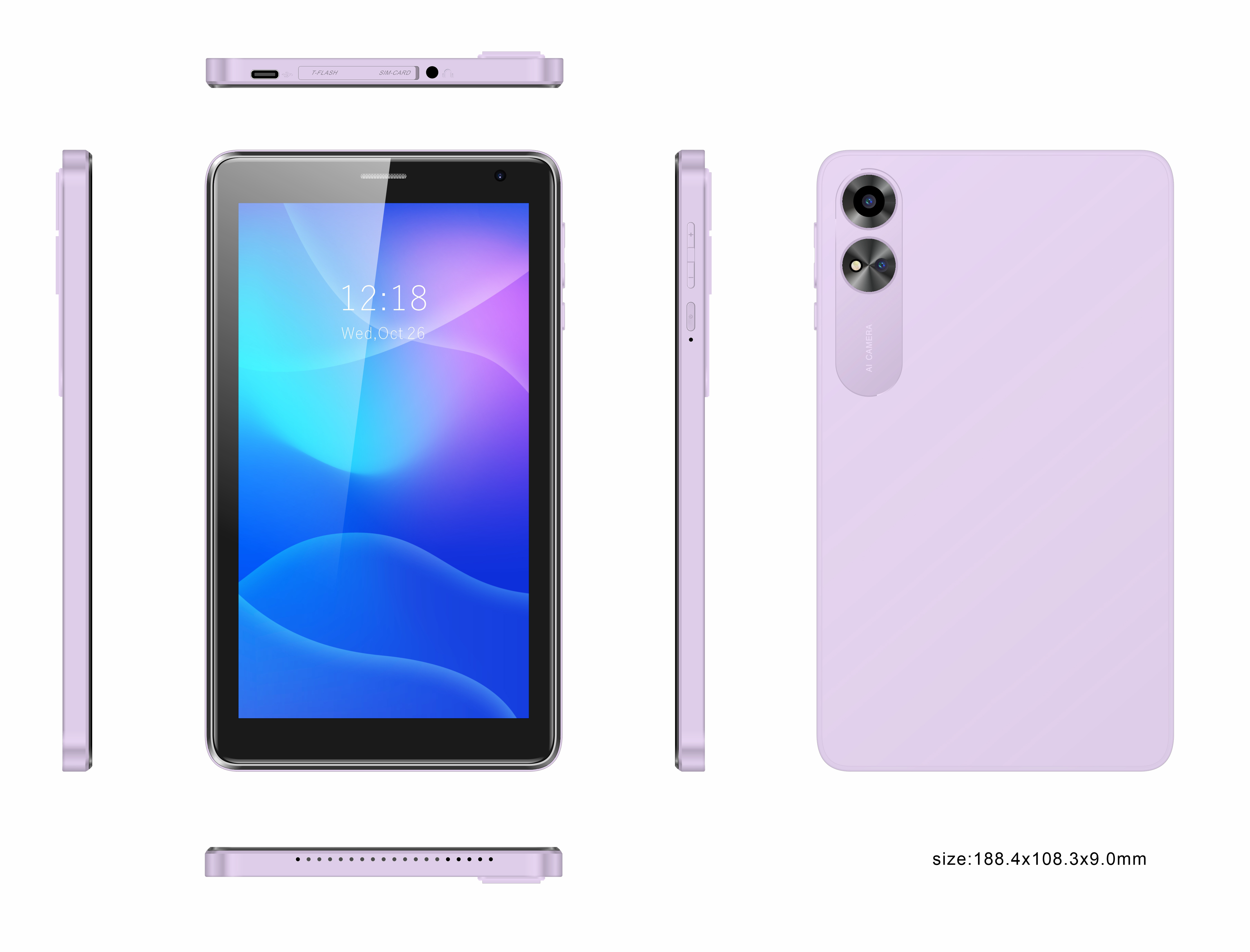 Samsung Tab SPARK ONE Android 5G/Wi-Fi Tablet 8GB+256GB 7.0" Screen ...