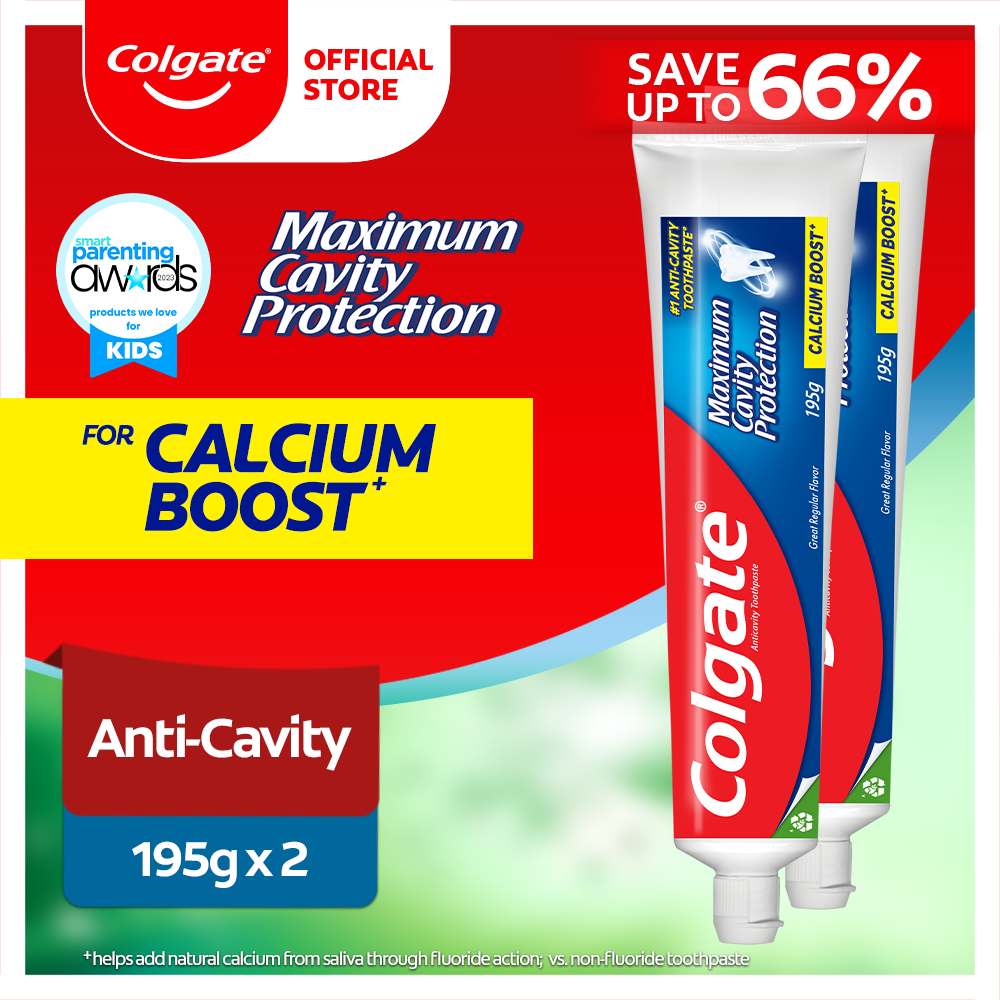 Colgate Maximum Cavity Protection Great Regular Flavor Anti-Cavity ...
