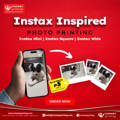 Instax Inspired Photo Print