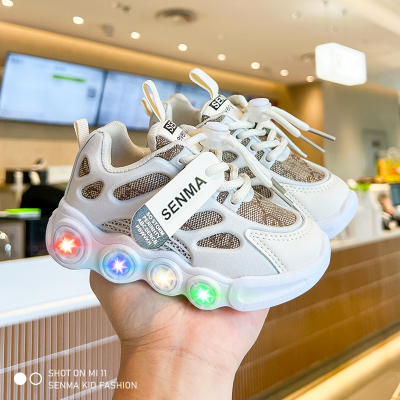 SENMA Korean Shoes With Light For Kids Girls White Shoes Sneakers Light ...