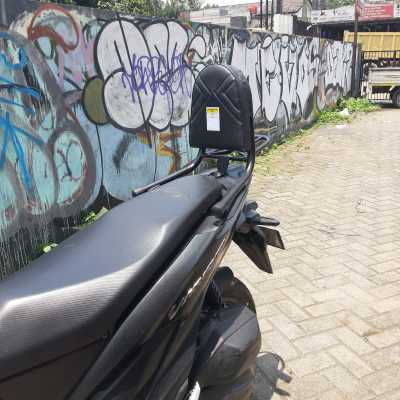 Backrest senderan motorcycle seat HONDA GAME CHARGER HONDA CLICK 150/ ...