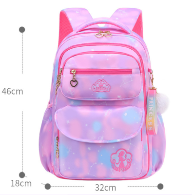School Bag For Kids Backpack Girls Princess Stuffed Toy Waterproof ...