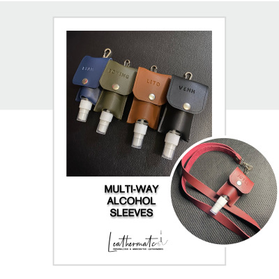 Multi way alcohol sleeve/ alcohol holder - with free bottle