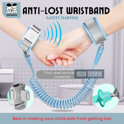 Safety Harness Leash Anti Lost Wrist Band Rope Toddler Children Outdoor ...