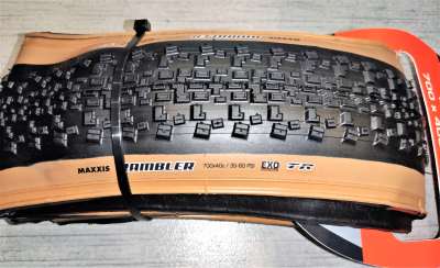 MAXXIS Rambler - Light Tan OR Black Wall - 700x40c - EXO TR - MTB / CX ...