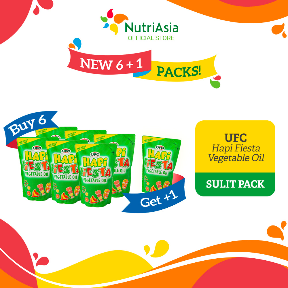 UFC Hapi Fiesta Vegetable Oil 900ml SUP 6+1 Sulit Pack