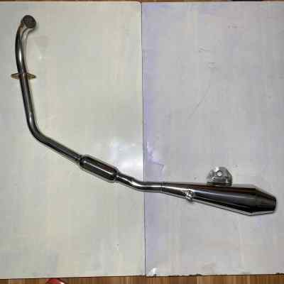 Yamaha Ytx 125 OG Bullet pipe w/ RESONATOR Motorcycle