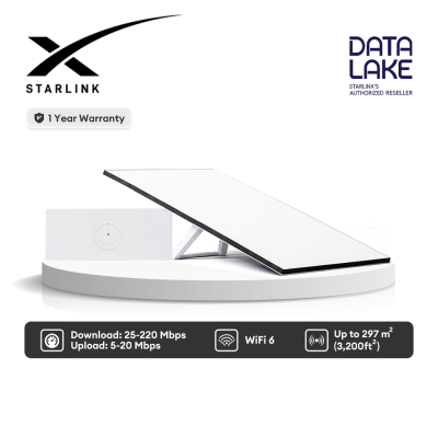 Starlink Residential Standard Satellite Internet with Wi-Fi Router