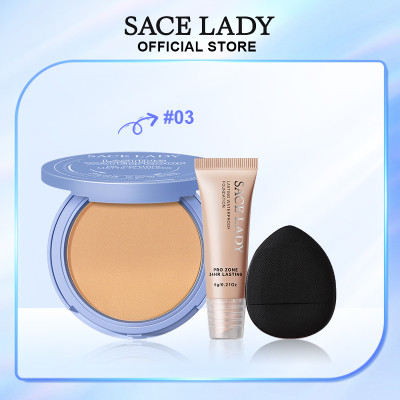 SACE LADY Waterproof Face Powder Oil Control Matte Long-lasting ...