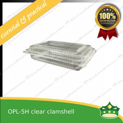 [50 pcs] clear clamshell OPL-5H C301 OPS clearview food containers for ...