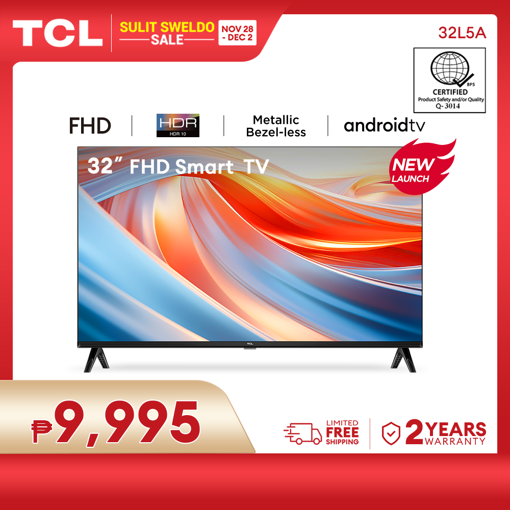 TCL 32 Inch FHD Smart Android TV - 32L5A (Google Assistant, HDR Quality ...