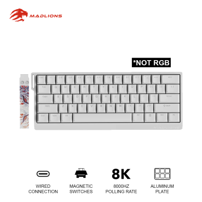 Madlions MAD 60 HE PRO 65% Wired RGB 8K Rapid Trigger Magnetic Switch ...