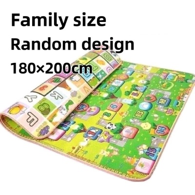Family Play mat back to back print design pattern Kids playmat Baby ...