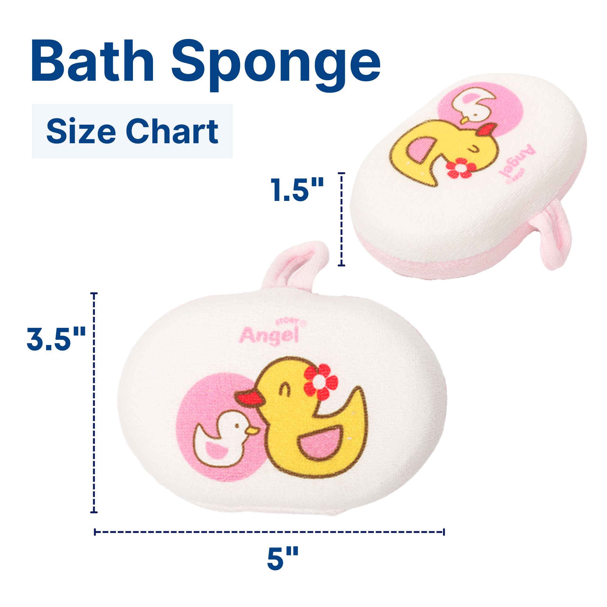 product stony angel baby bath sponge soft terry fabric gentle skin ...