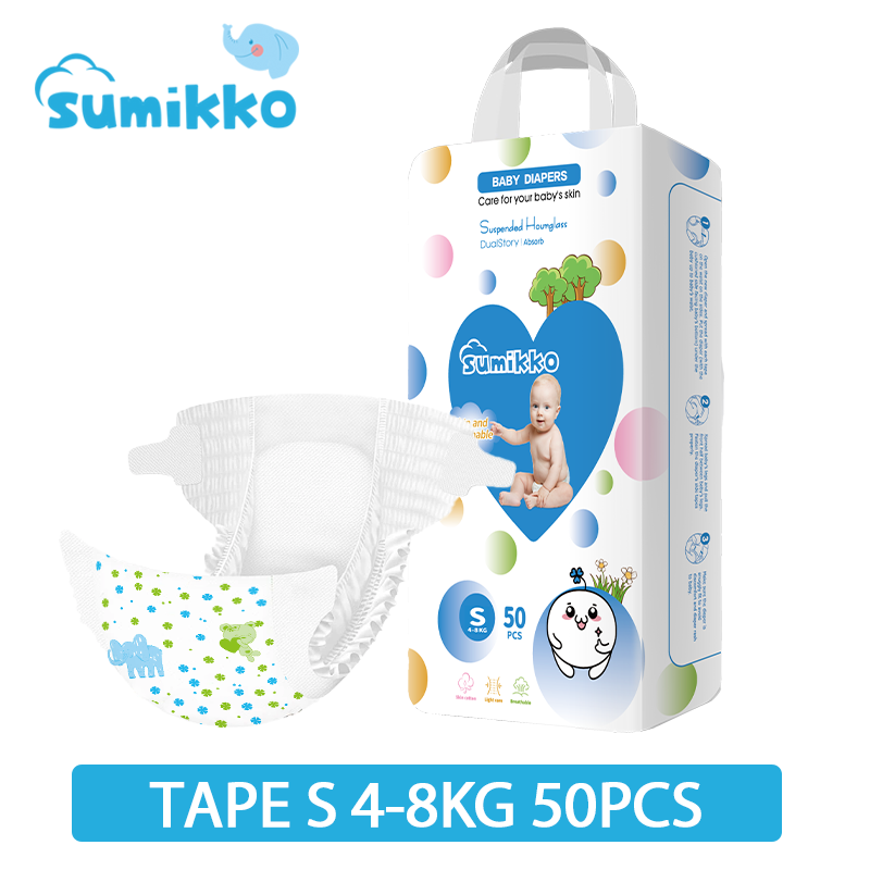 50PCS Korean 100% Cotton Baby Diaper And Disposable Diapers