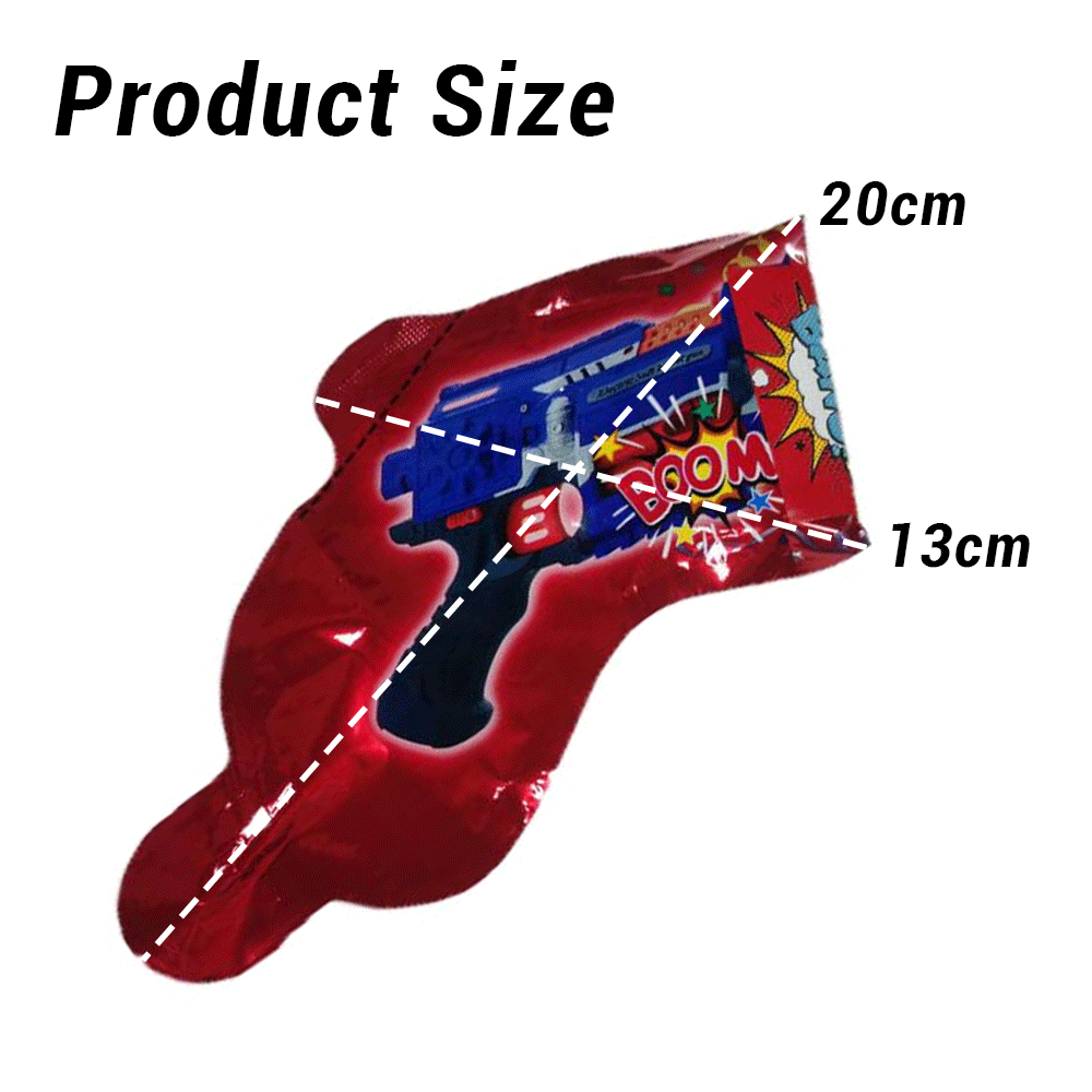 5 pcs pack inflatable party popper balloon boom gun for kids birthday ...