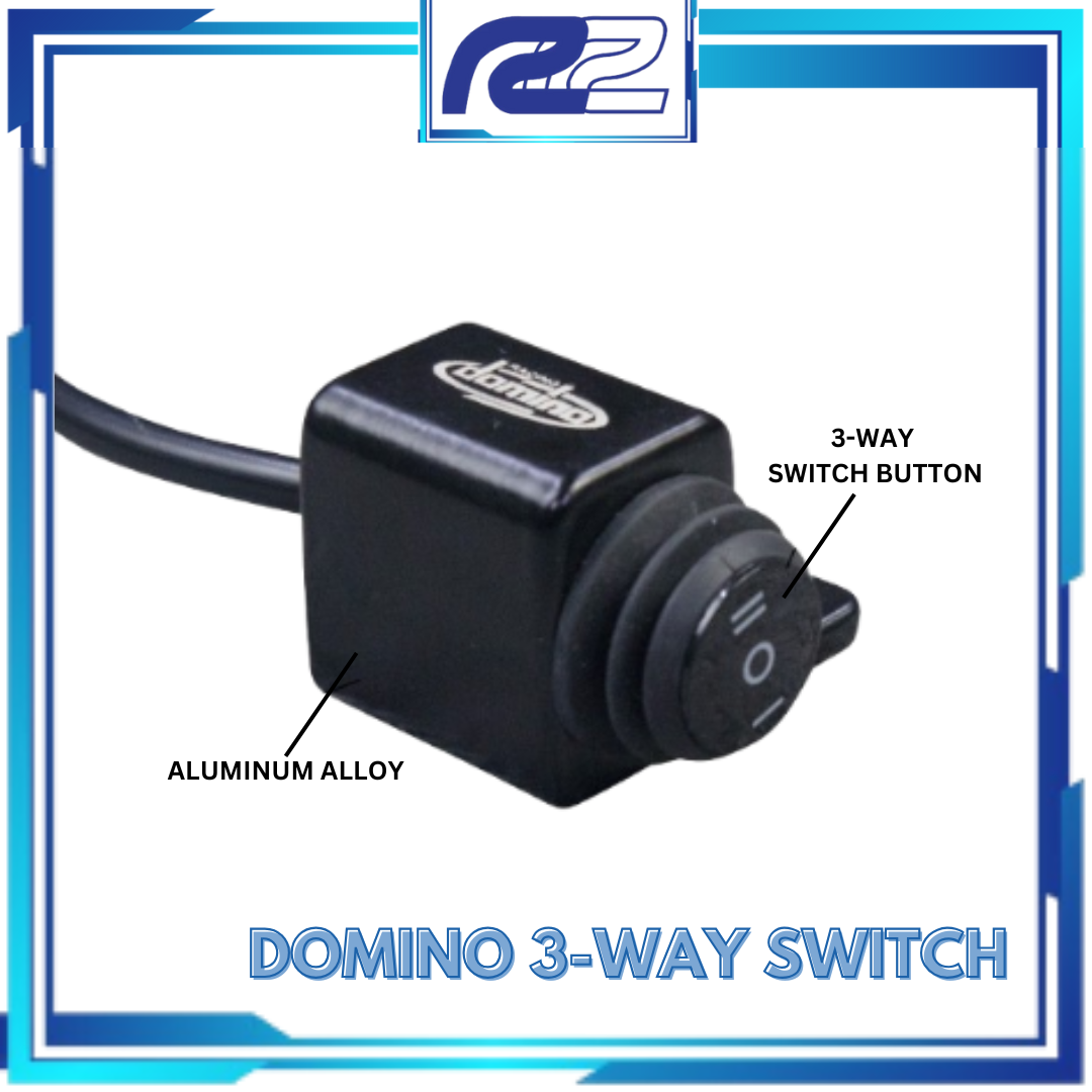 Domino 3-Way Switch Side Mirror Mount Heavy aluminum alloy Duty ( LEFT )