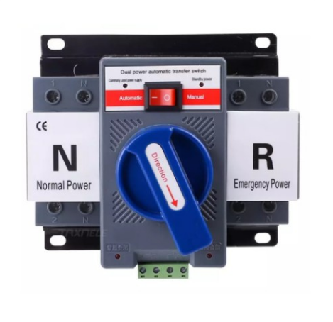 ATS 2P 63A 230V Micro Circuit Breaker Dual Power Automatic transfer ...