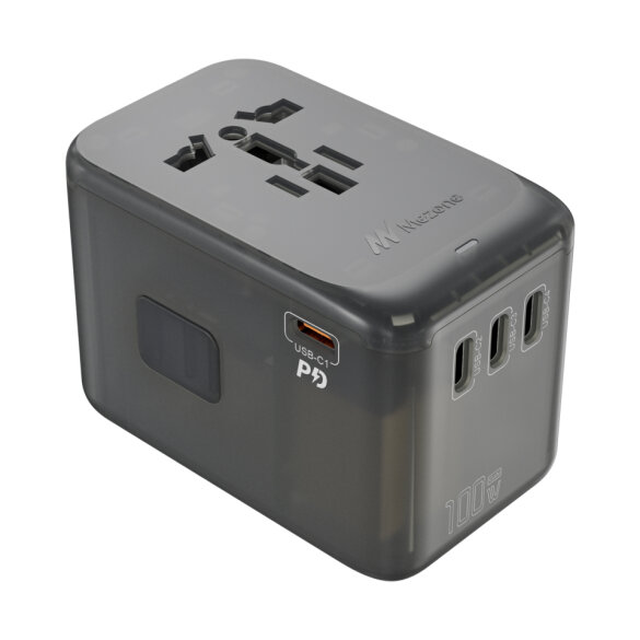 Mezone 100W All in 1 Universal Adaptor Travel Adapter Plug Electrical ...