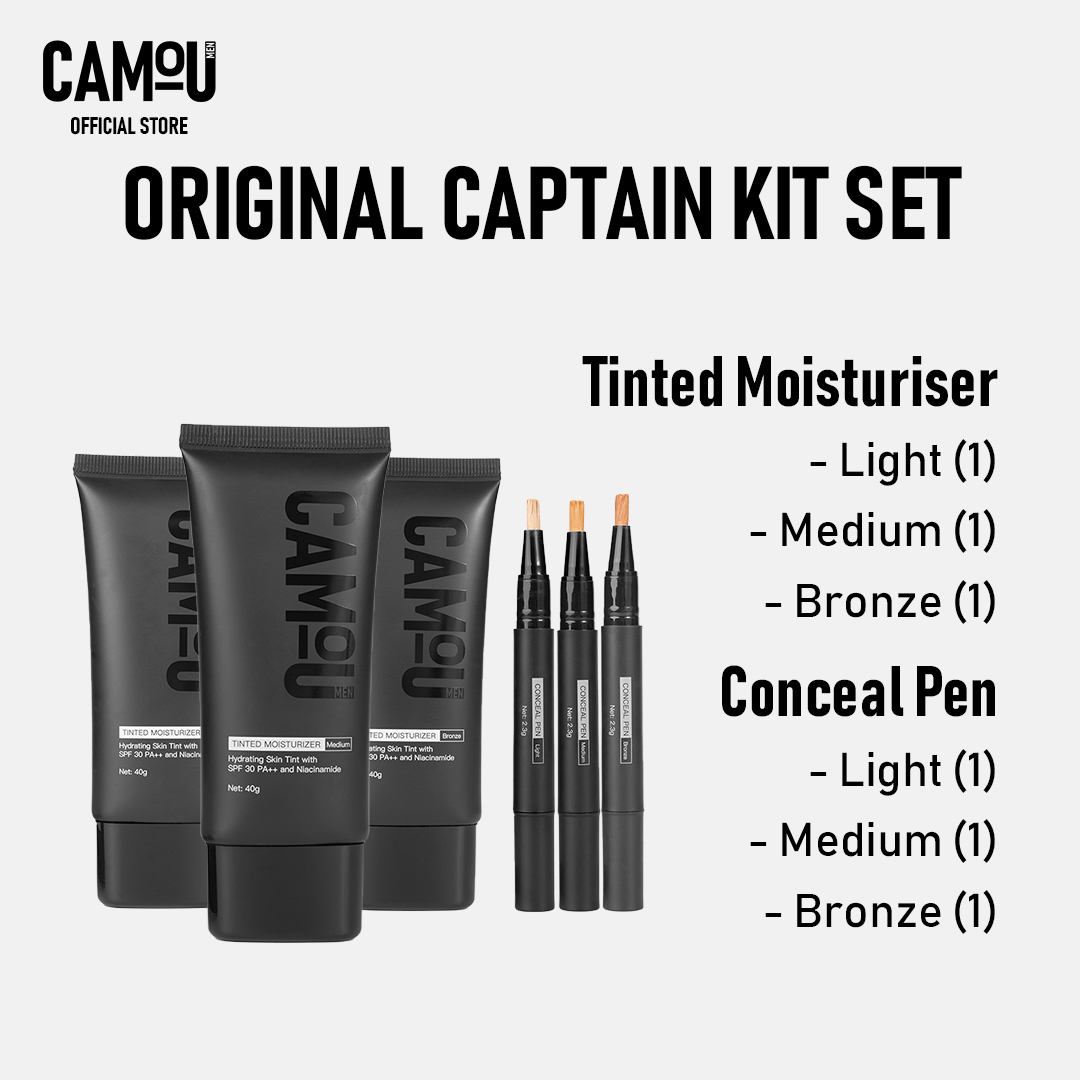 Camou Captain All-in-One Kit (Save PHP1189 from SRP) Men's skincare ...