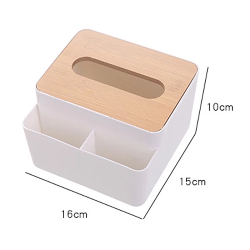 Shopcoins Home Simple Wooden Tissue Box Nordic Style Pumping Box Living ...