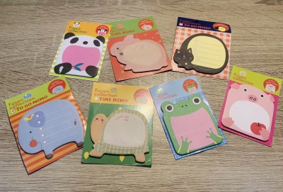 Cute Sticky notes, Animal sticky notes, Cute note pad