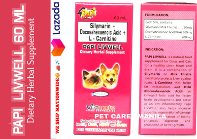Papi LIVWELL 60ml for Dogs and Cats