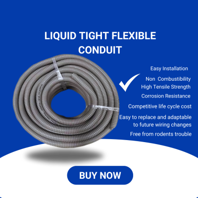 Liquidtight Flexible Conduit 50 Meters, 1/2", 3/4", 1" Soft Type ...