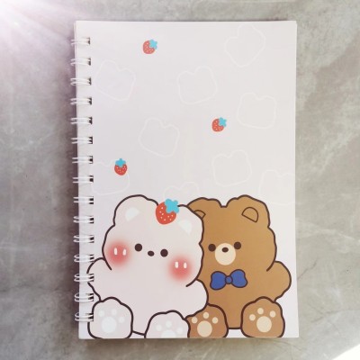 A5 oil painting coil notepad flip spiral notebook ins style Landscape ...