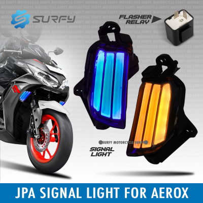 JPA Aerox V1 Front Signal Light Flowing LED Smoked Lens Plug And Play ...