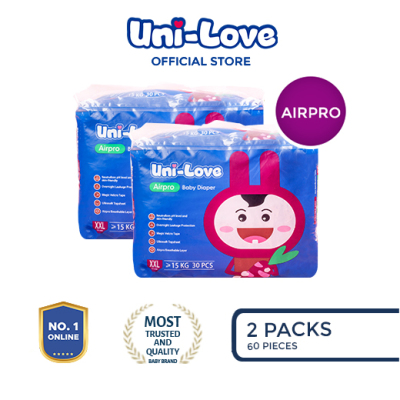 UniLove Airpro Baby Diaper 30's (XX-Large) Pack of 2