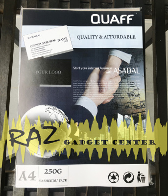 Quaff A4 /A3 White Calling Card Business Card Paper Matte 220gsm ...