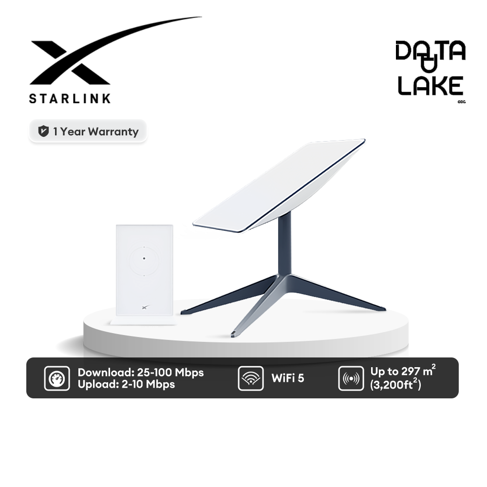 Starlink Residential Satellite Internet with Wi-Fi Router