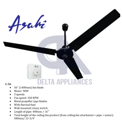 Asahi C-56 Ceiling Fan 56"